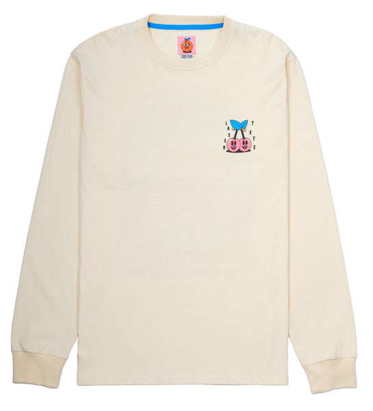 LASER BY YEYE WELLER LONGSLEEVE BLEACHED SAND – LASER BARCELONA